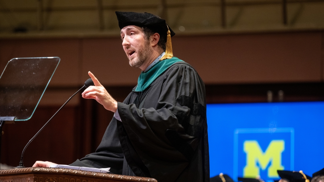Laughter is the best medicine: Commencement speaker prescribes dose of ...